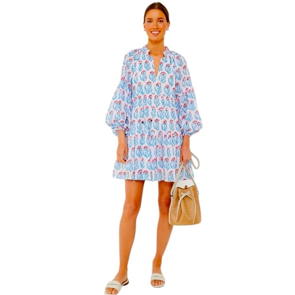 Oliphant | Dresses | Oliphant 98 Hampton Balloon Sleeve Short Dress In ...